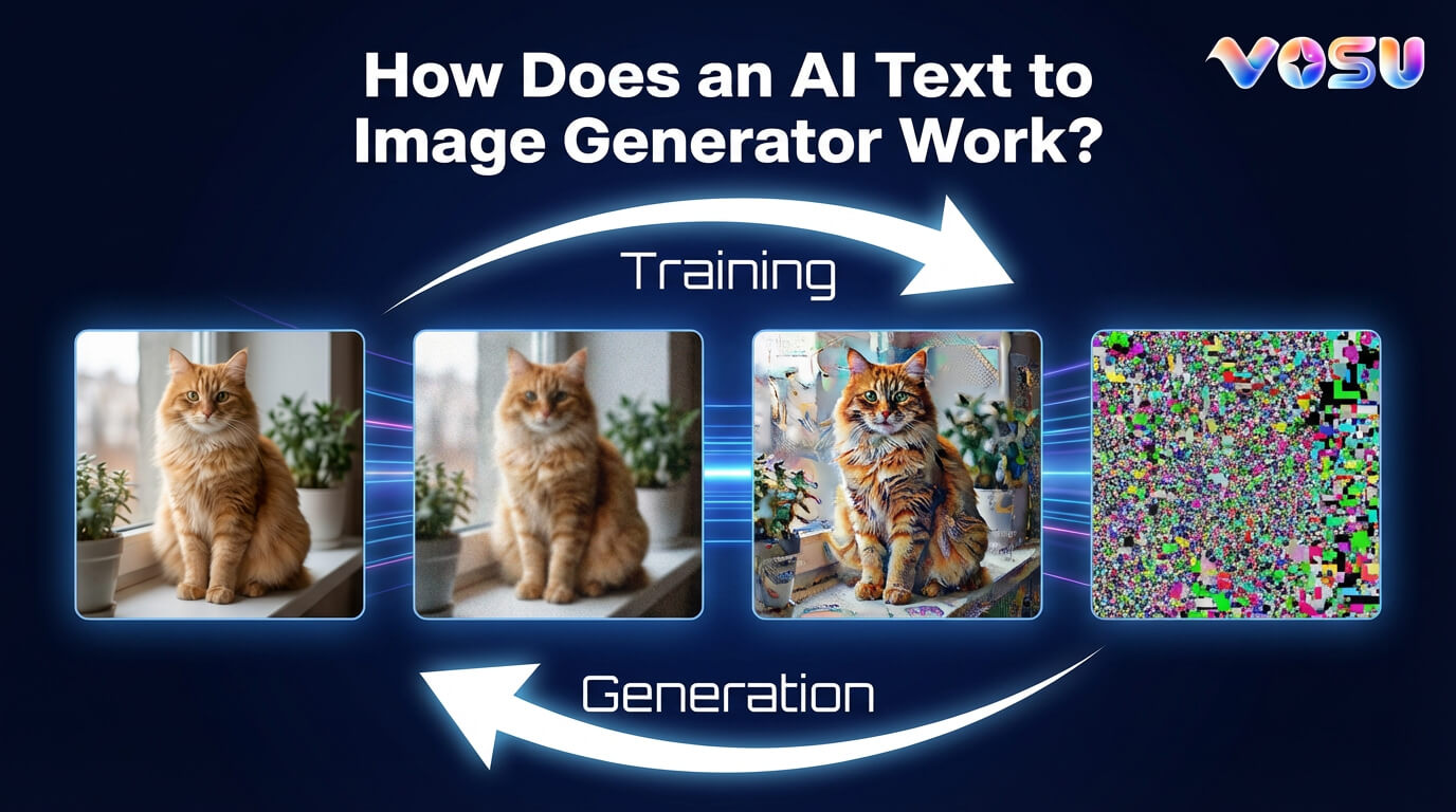 How Does AI Text to Image Generator Work? | VOSU.AI